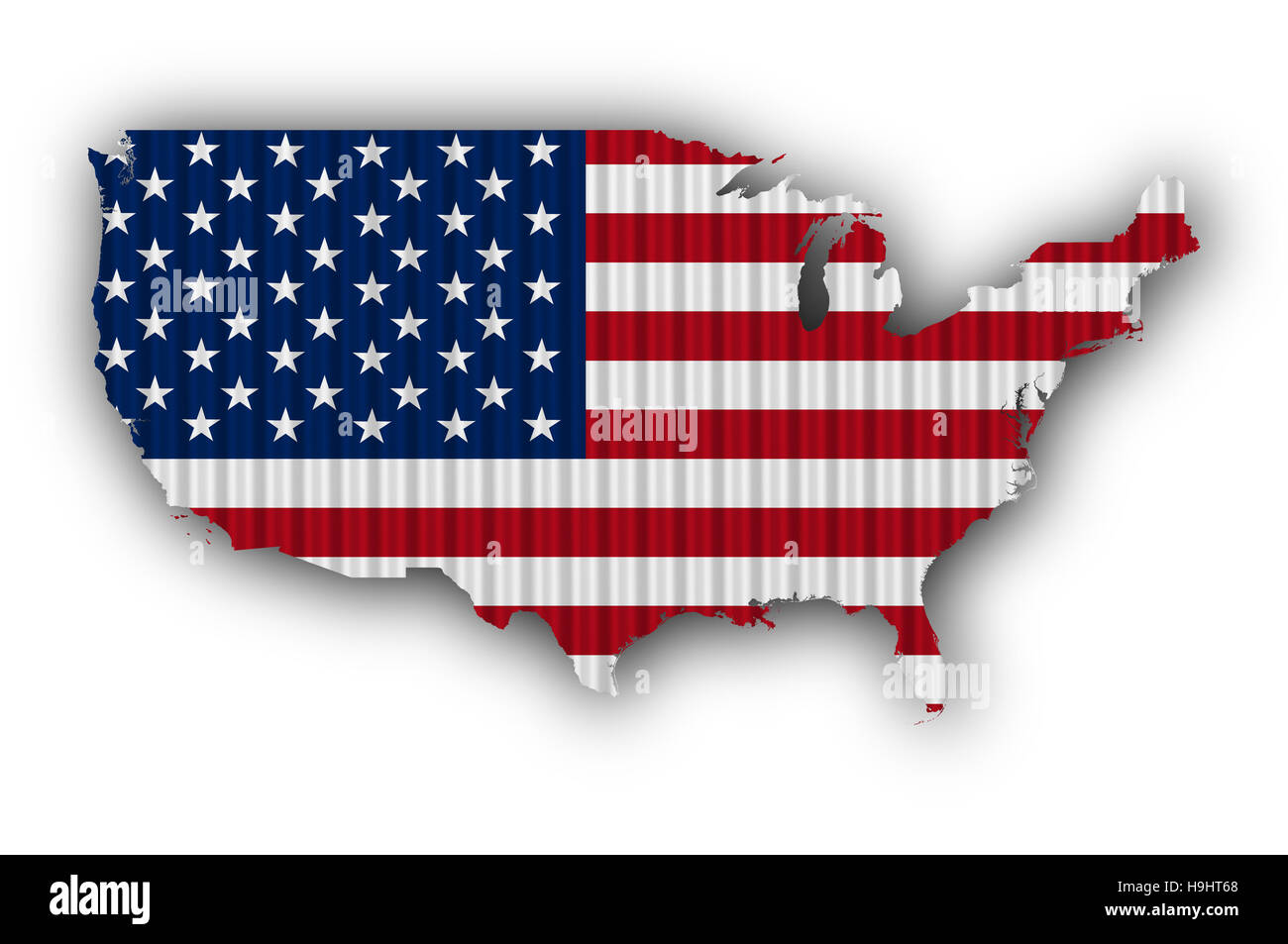 State flag us map hi-res stock photography and images - Alamy
