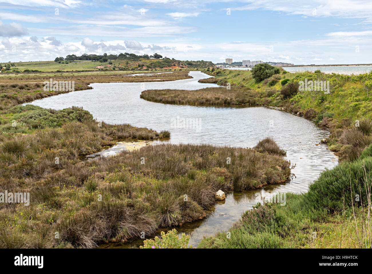 Wetlands nature reserve, Alvor, Algarve, Portugal Stock Photo - Alamy