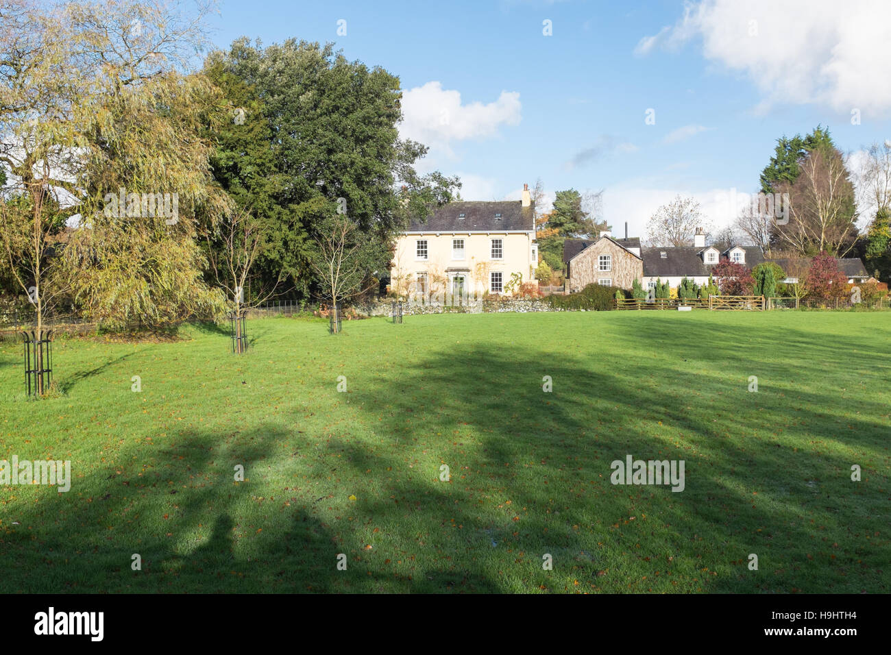 Cartmel village in the Lake District Stock Photo - Alamy