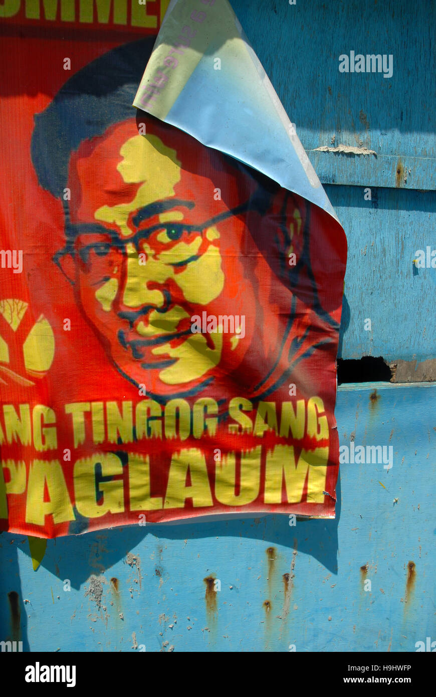 Election time in Philippines 2016, campaign poster of Rodrigo Duterte ...