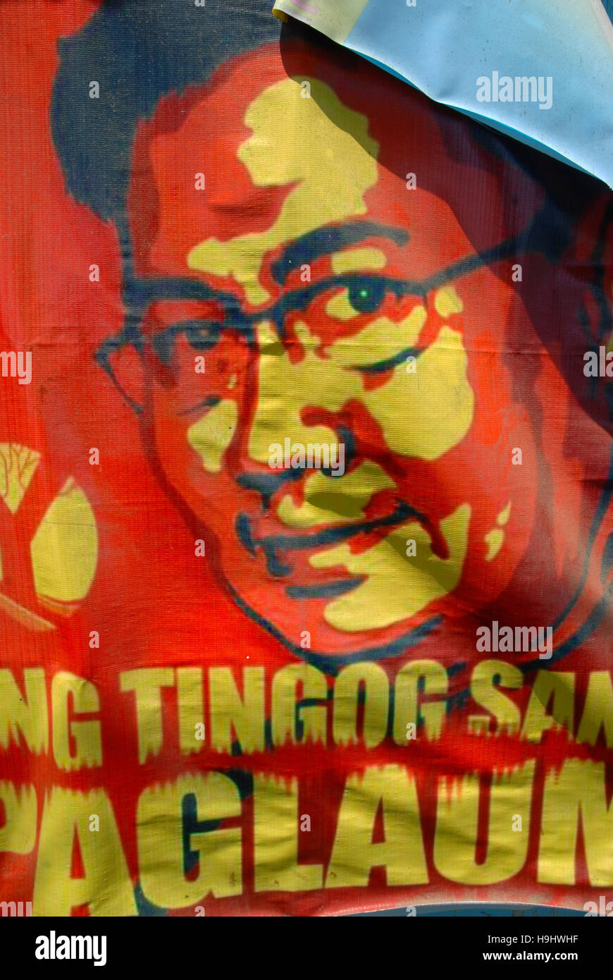 Election time in Philippines 2016, campaign poster of Rodrigo Duterte ...