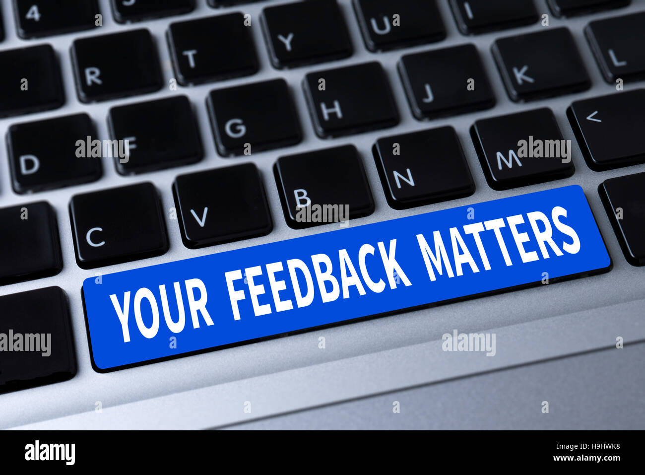 YOUR FEEDBACK MATTERS Stock Photo - Alamy