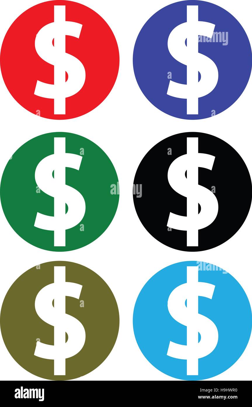 Currencies symbol icons set. Vector Stock Vector Image & Art - Alamy