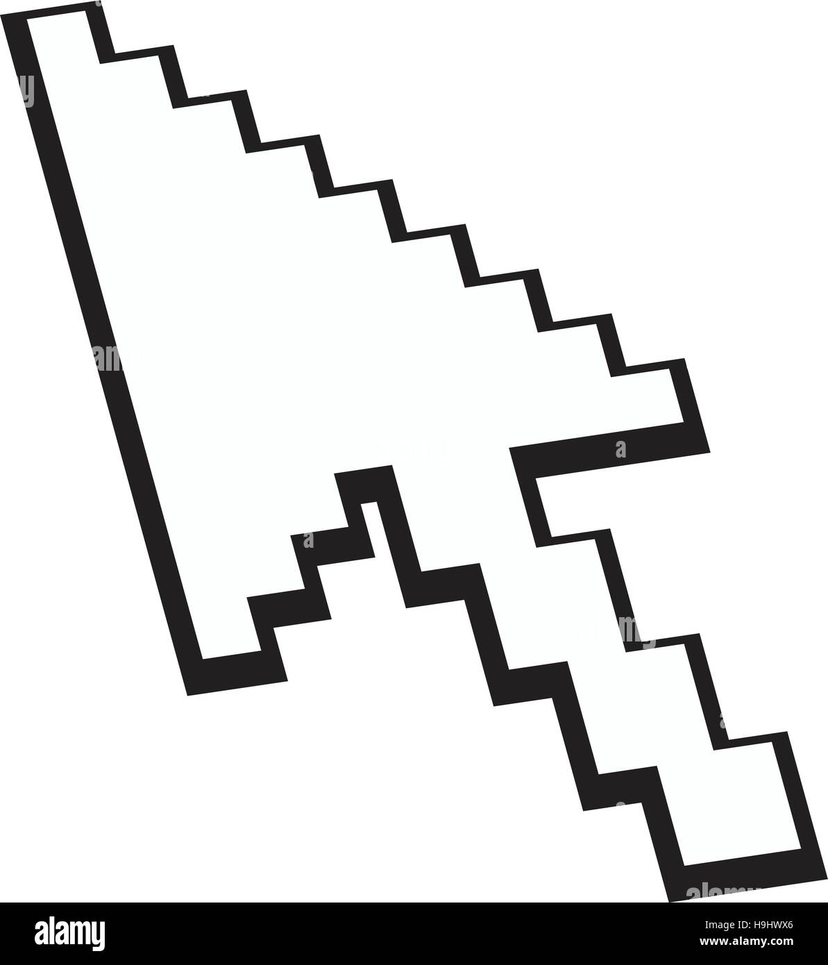 Arrow cursor close symbol Stock Vector Images - Alamy