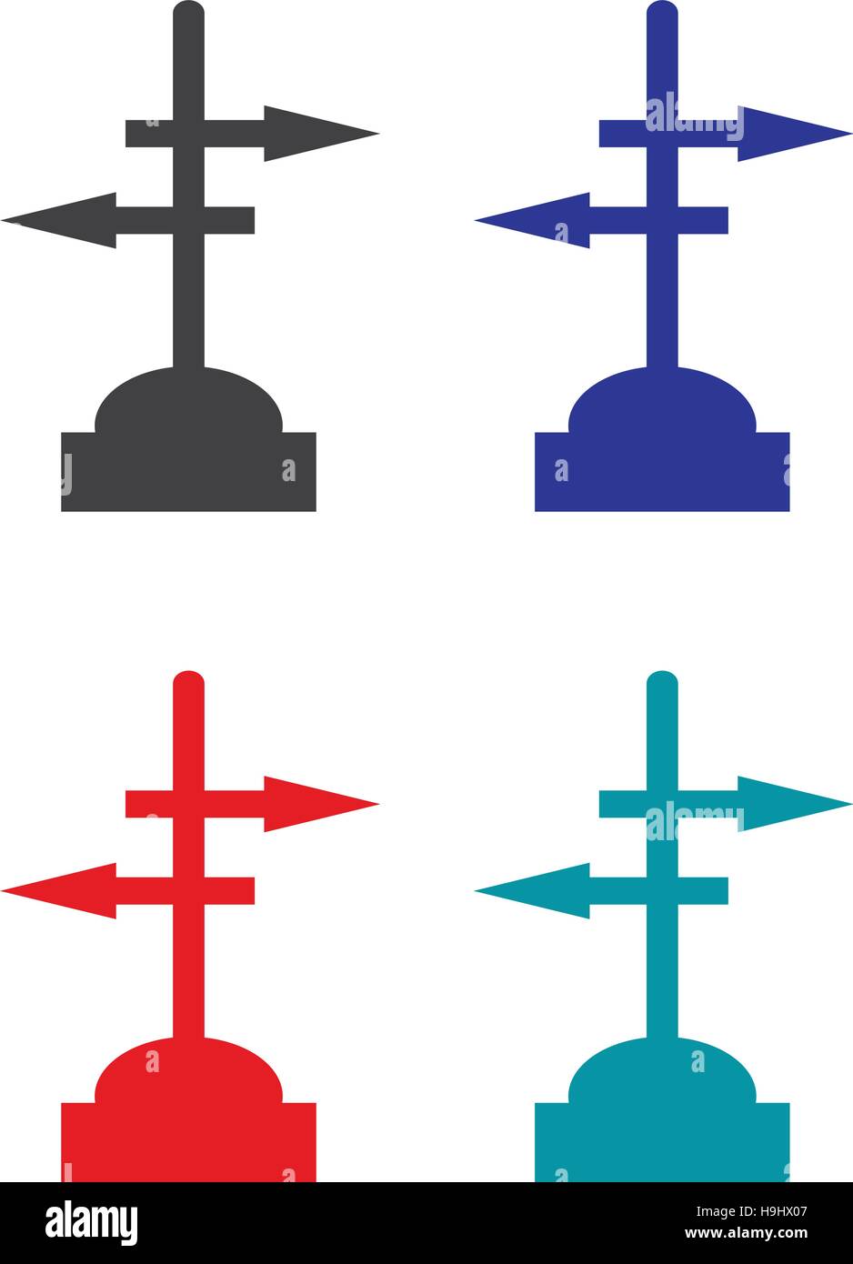 Direction arrows icon Stock Vector Image & Art - Alamy