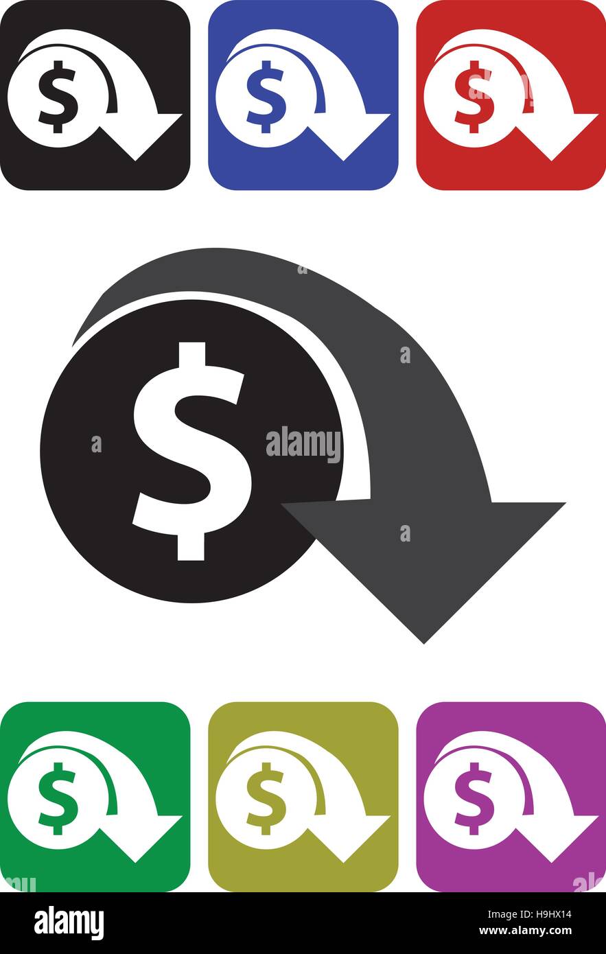Currencies symbol icons set. Vector Stock Vector Image & Art - Alamy