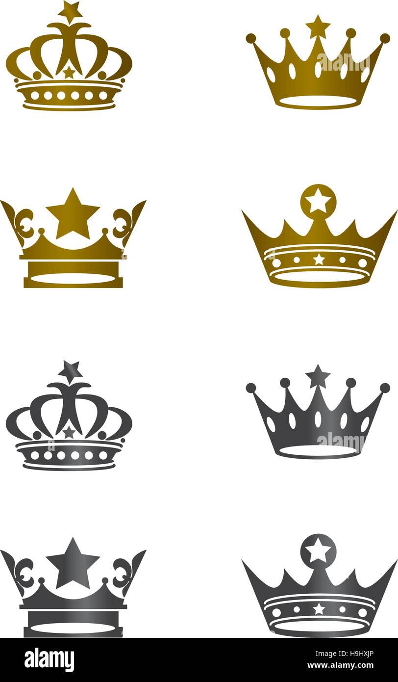 Crown imperial pattern Cut Out Stock Images & Pictures - Alamy