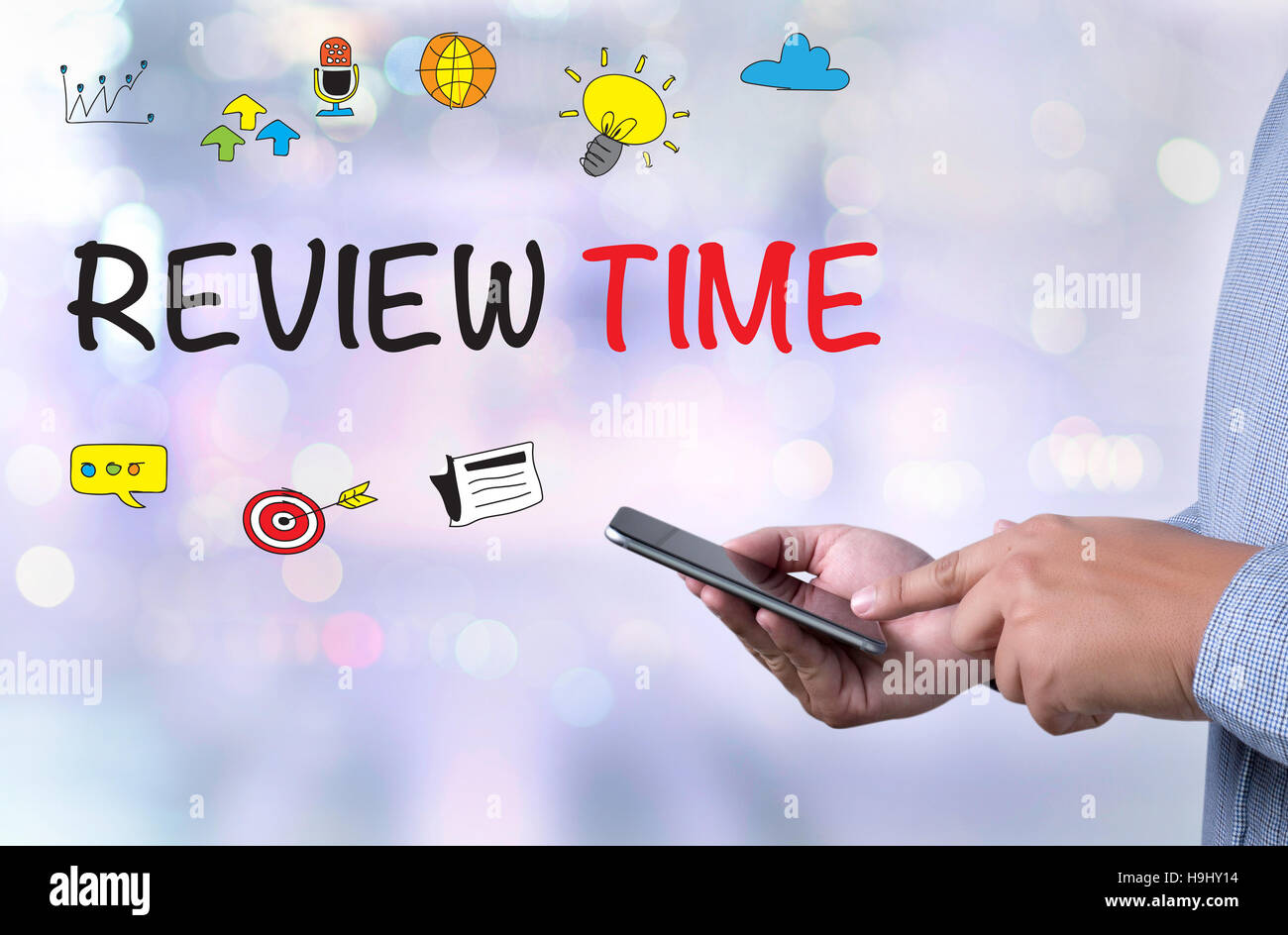 Handwriting text review analyze hi-res stock photography and images - Alamy