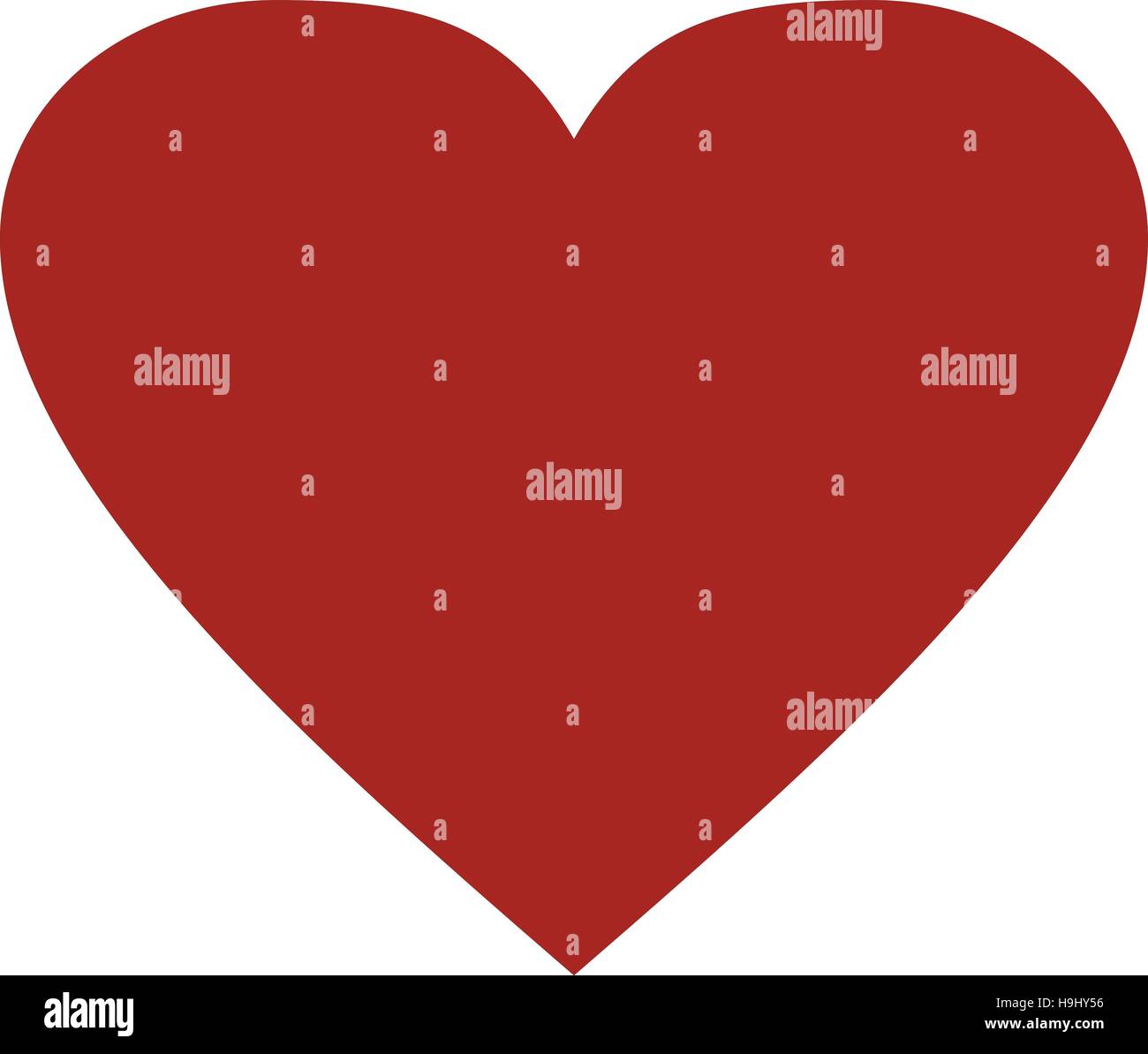 Red symetric hearts Stock Vector Image & Art - Alamy