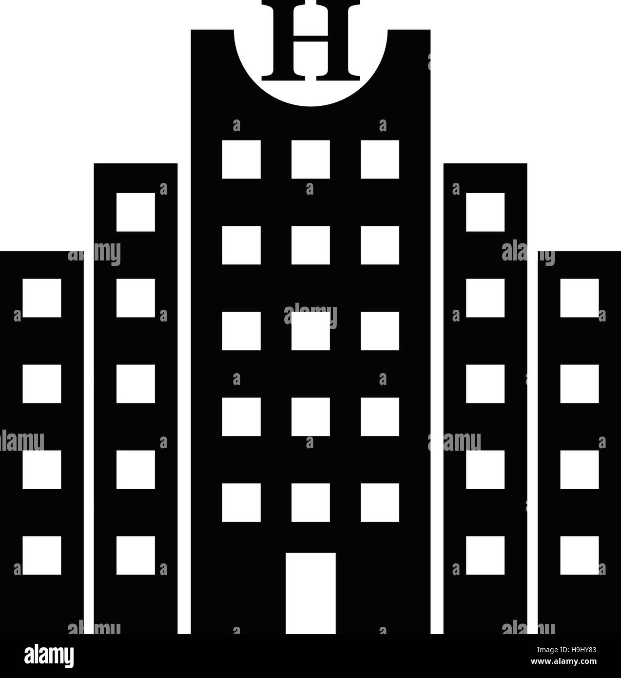 hospital building icon Stock Vector Image & Art - Alamy