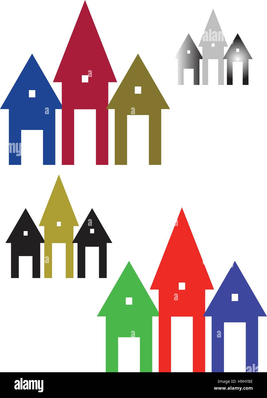 house arrows icon Stock Vector Image & Art - Alamy