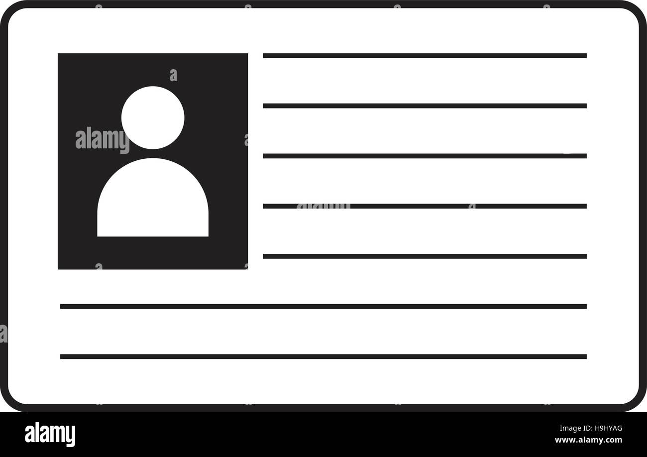Id picture Stock Vector Images - Alamy