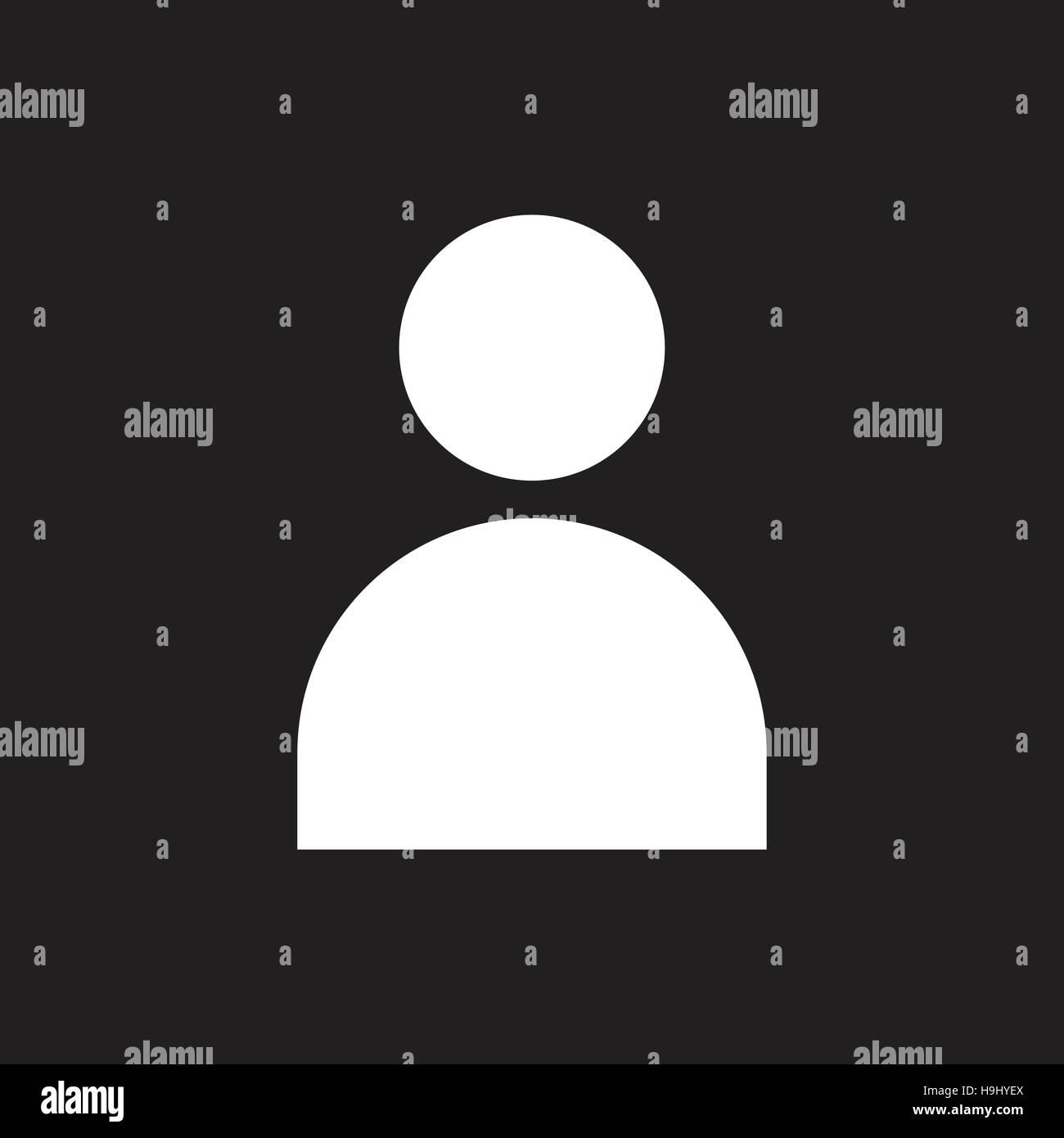 male profile icon Stock Vector Image & Art - Alamy