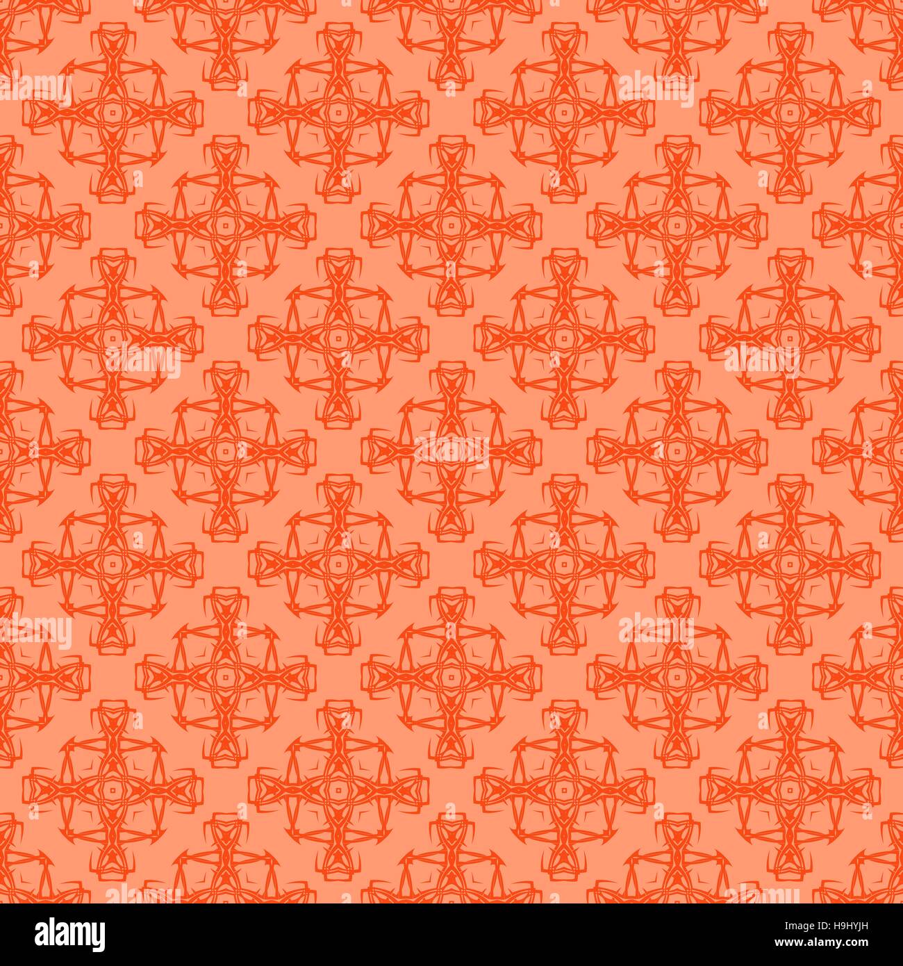 Red Ornamental Seamless Line Pattern Stock Vector Image & Art - Alamy