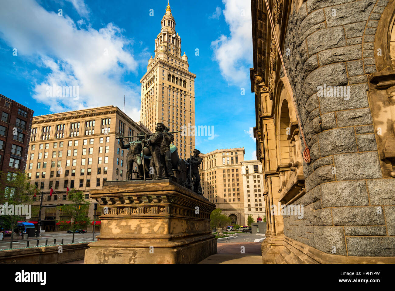 Soldiers and sailors monument cleveland hi-res stock photography and ...