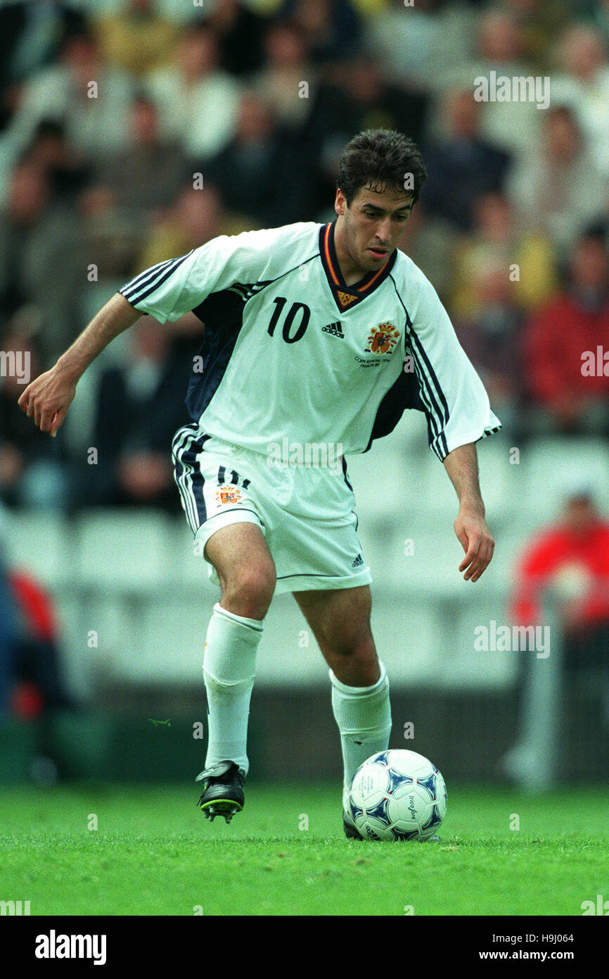RAUL SPAIN & REAL MADRID 17 June 1998 Stock Photo - Alamy