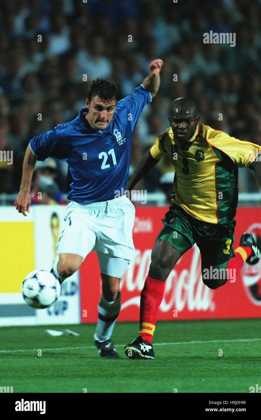 CHRISTIAN VIERI ITALY & ATHLETICO MADRID 22 June 1998 Stock Photo - Alamy