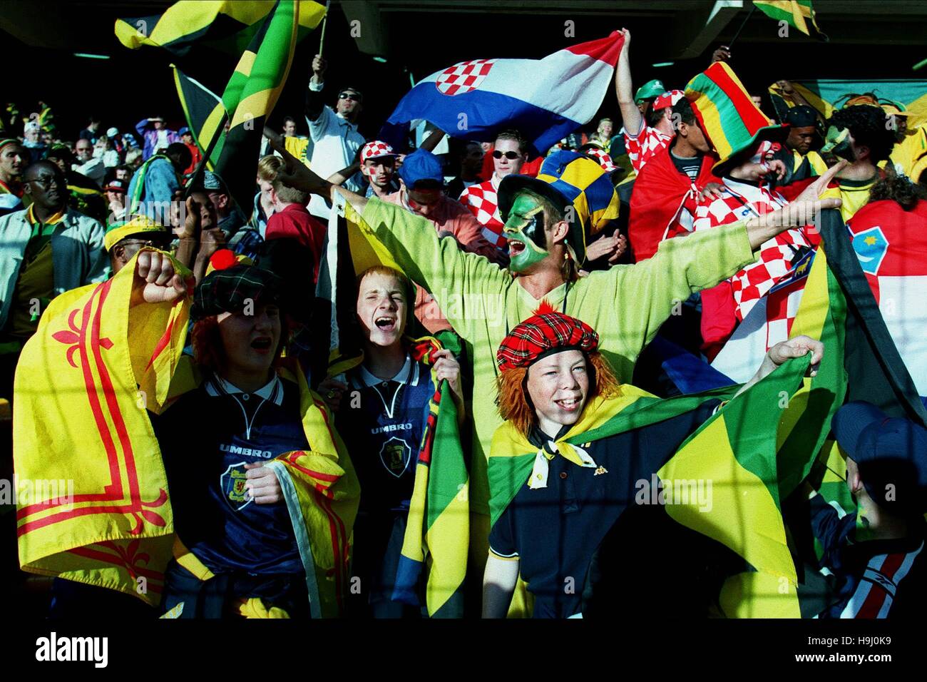SCOTLAND FAN WORLD CUP FRANCE 98 22 June 1998 Stock Photo - Alamy
