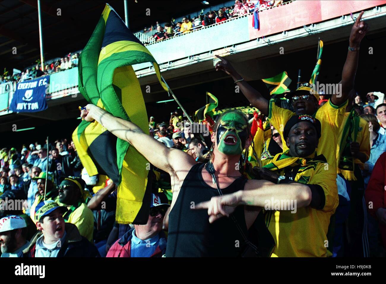 Jamaica fan world cup france hi-res stock photography and images - Alamy