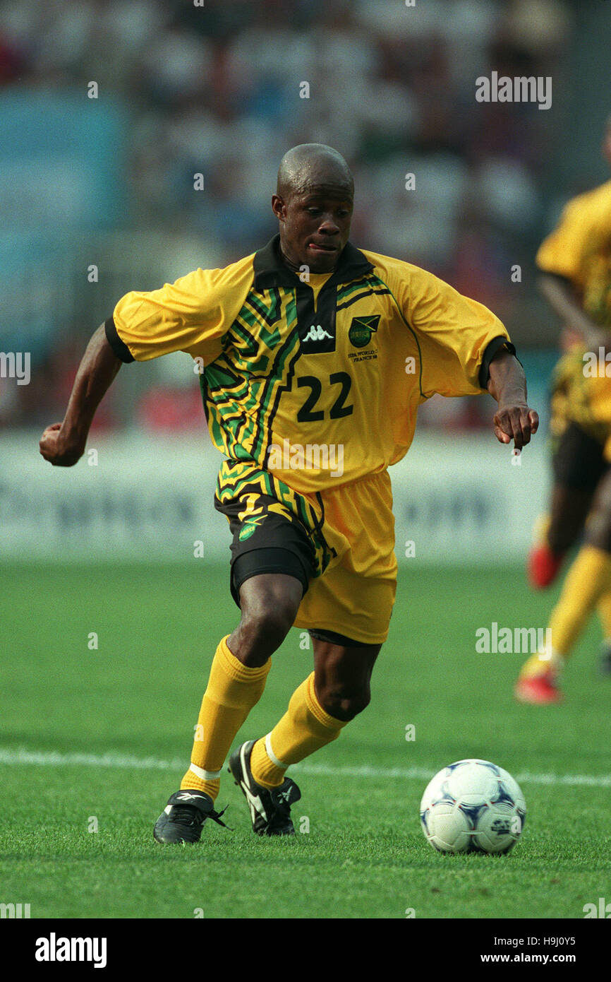 PAUL HALL JAMAICA & PORTSMOUTH FC 25 June 1998 Stock Photo - Alamy