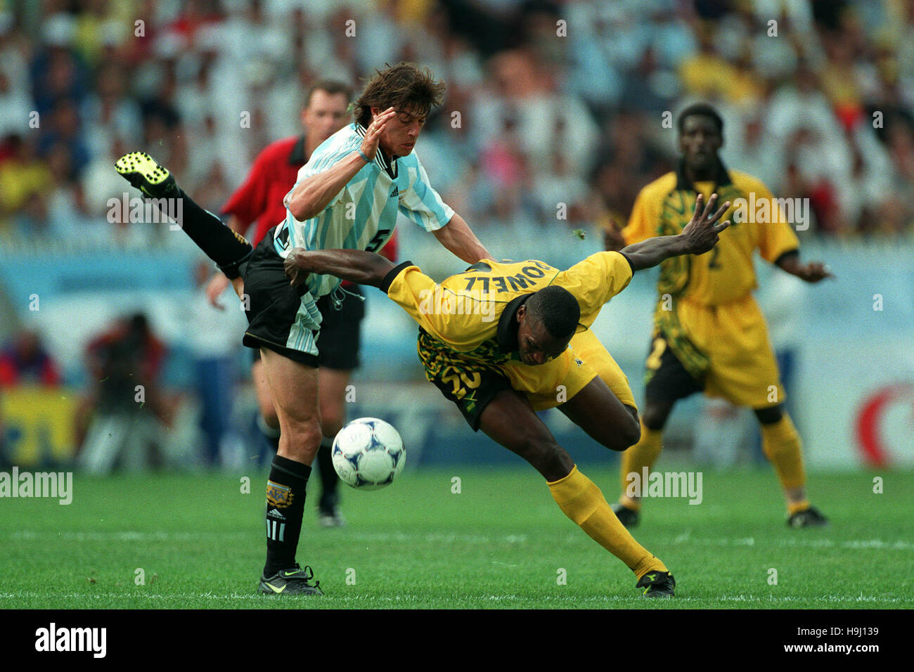 DARRYL POWELL & MATIAS ALMEYDA ARGENTINA V JAMAICA 25 June 1998 Stock ...
