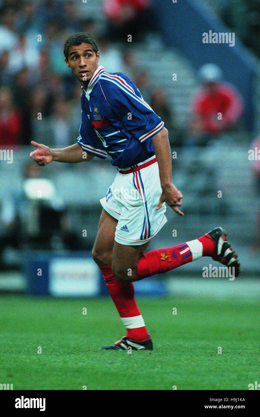 DAVID TREZEGUET FRANCE & AS MONACO 30 June 1998 Stock Photo - Alamy