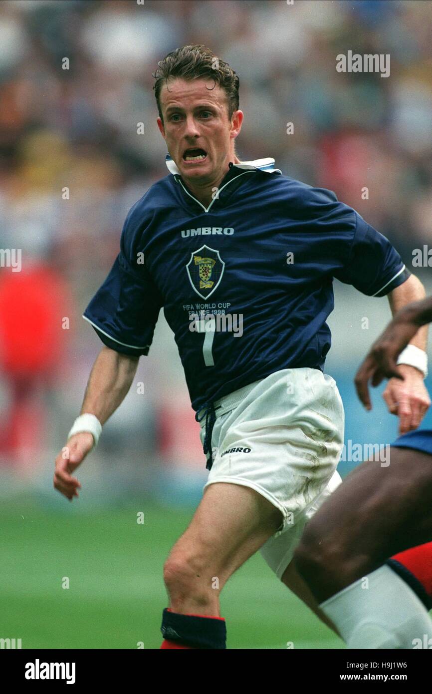 KEVIN GALLACHER SCOTLAND & BLACKBURN ROVERS FC 10 June 1998 Stock Photo ...