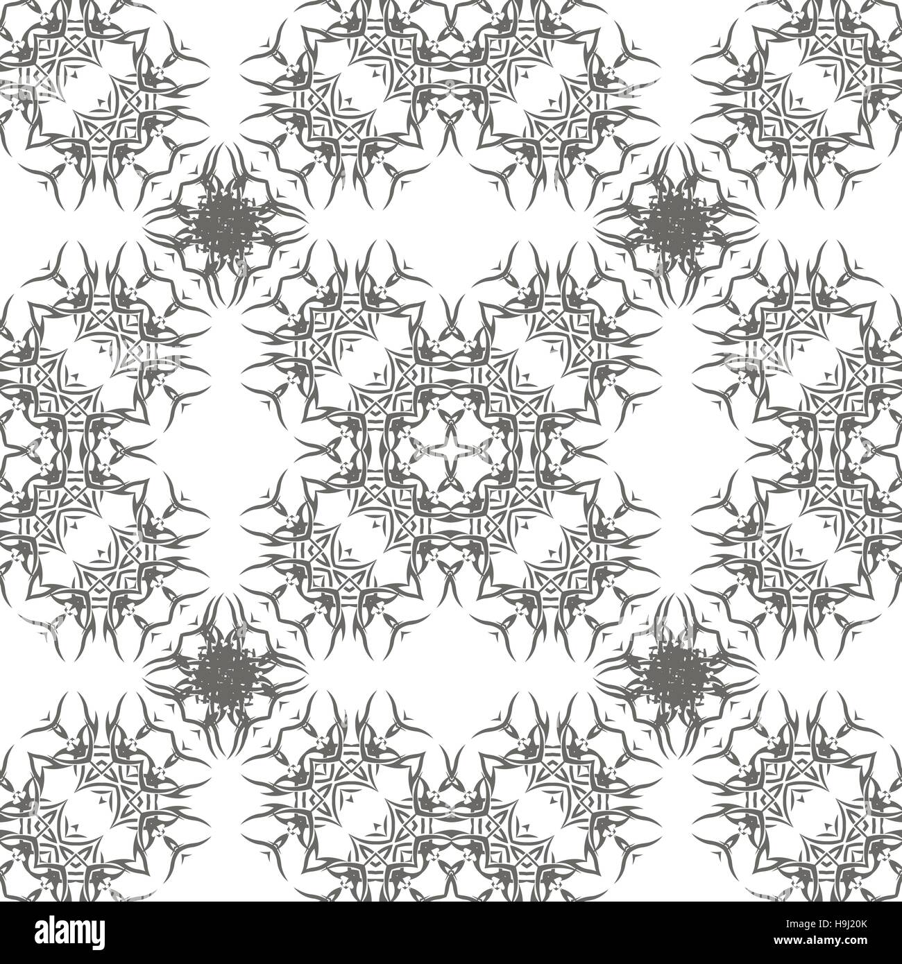 Grey Ornamental Seamless Line Pattern Stock Vector Image & Art - Alamy
