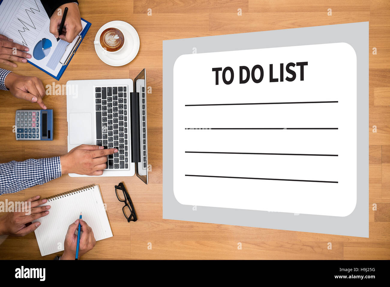 TO DO LIST Organization Management Stock Photo - Alamy