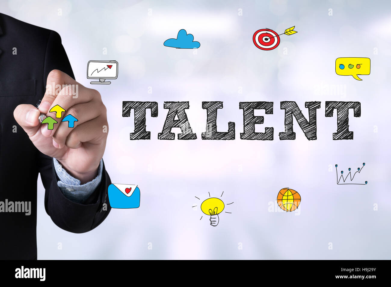 TALENT (Gifted Skills Abilities Capability Expertise Stock Photo - Alamy