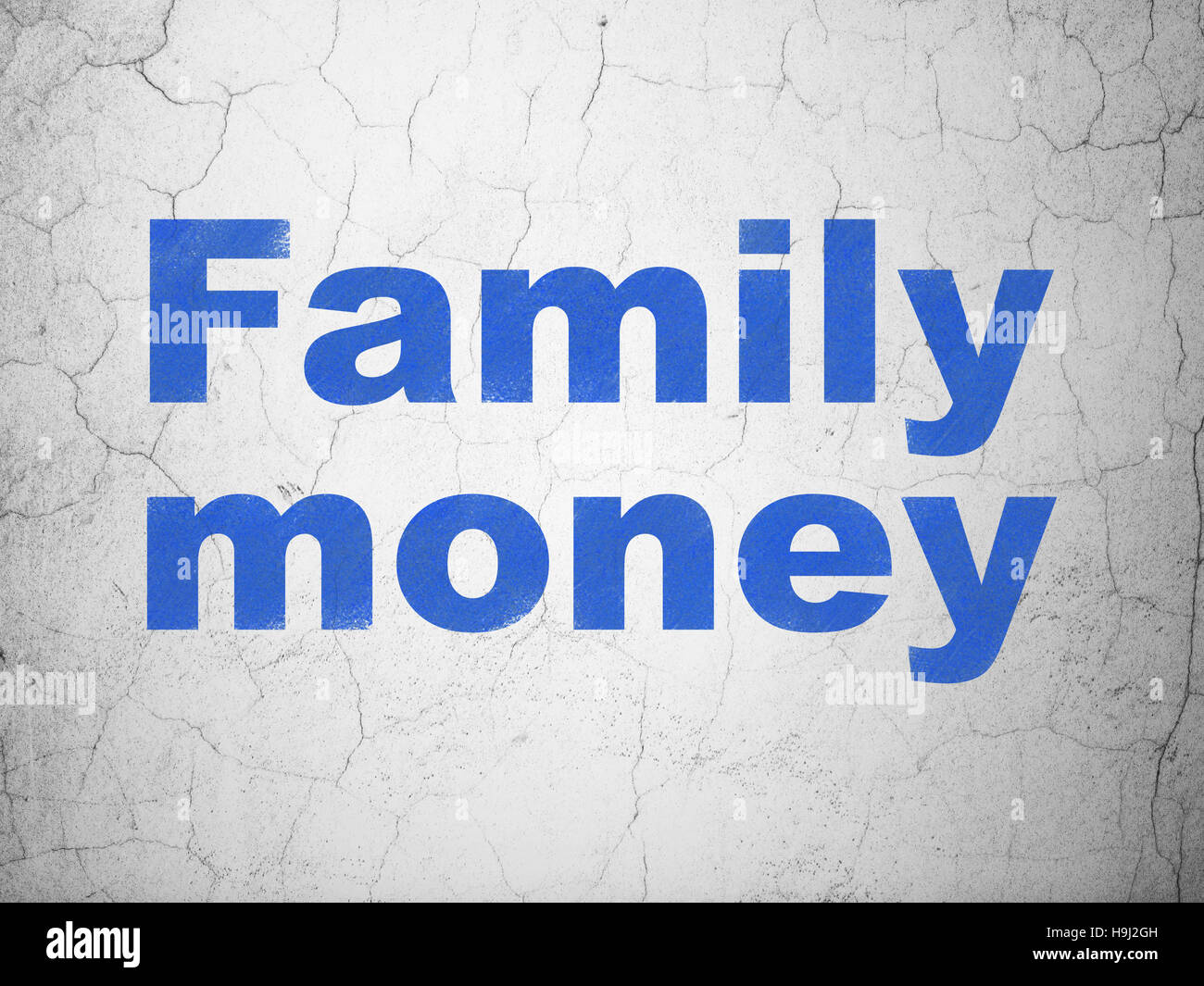Currency concept: Family Money on wall background Stock Photo - Alamy