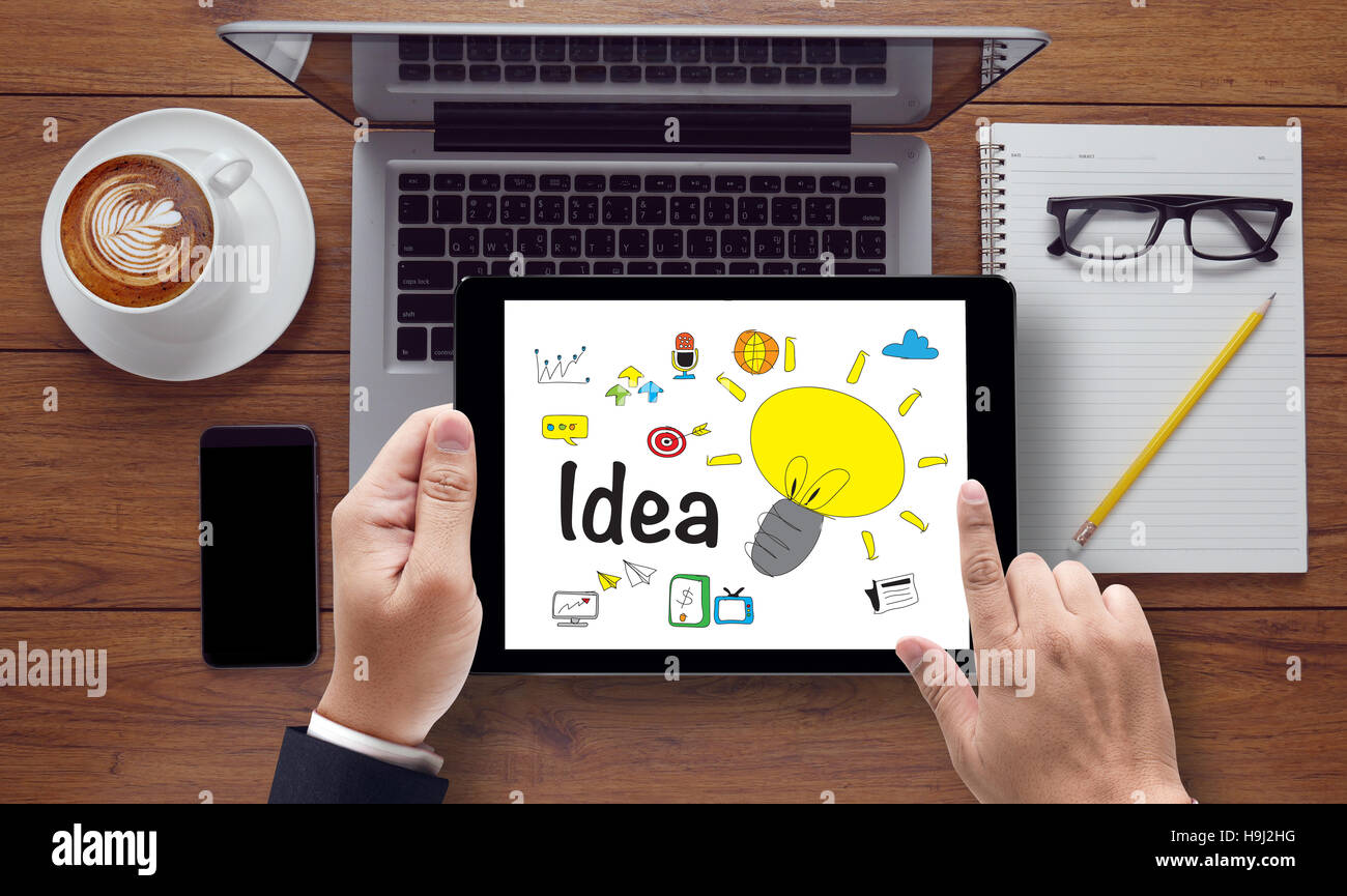 Ideas Idea Design Concept Stock Photo - Alamy