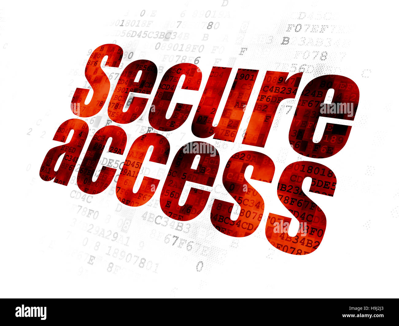 Privacy concept: Secure Access on Digital background Stock Photo - Alamy