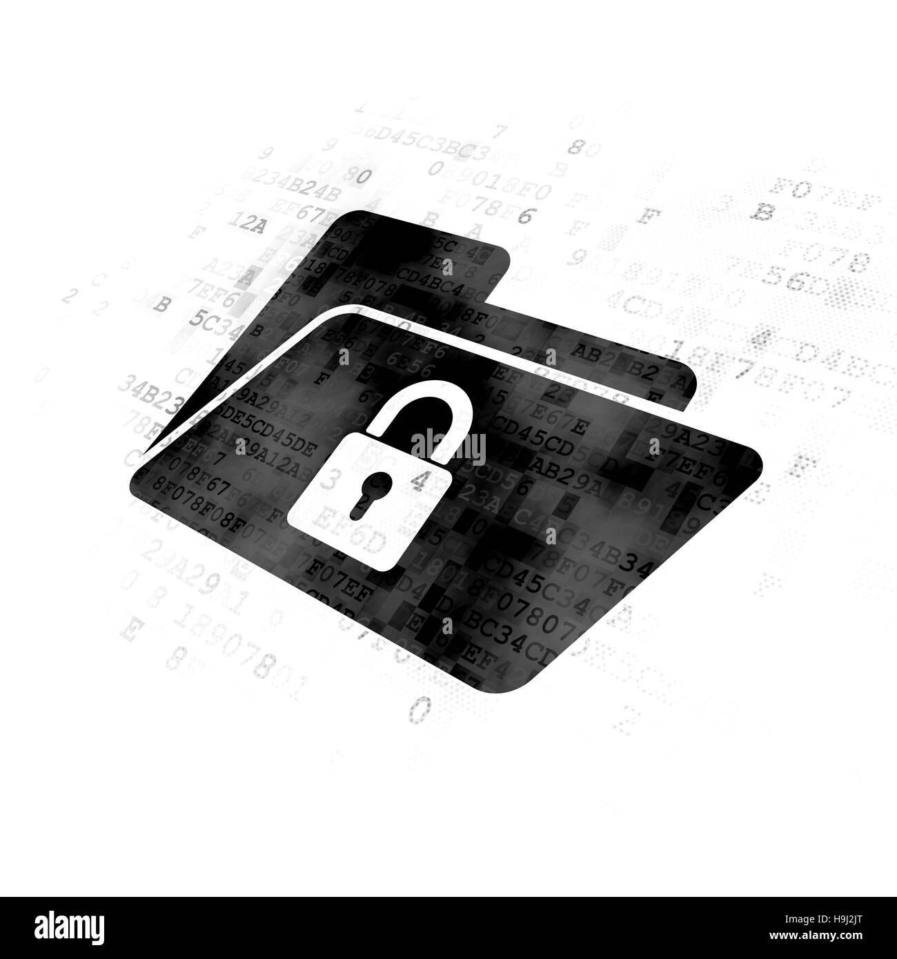 Folder lock Black and White Stock Photos & Images - Alamy