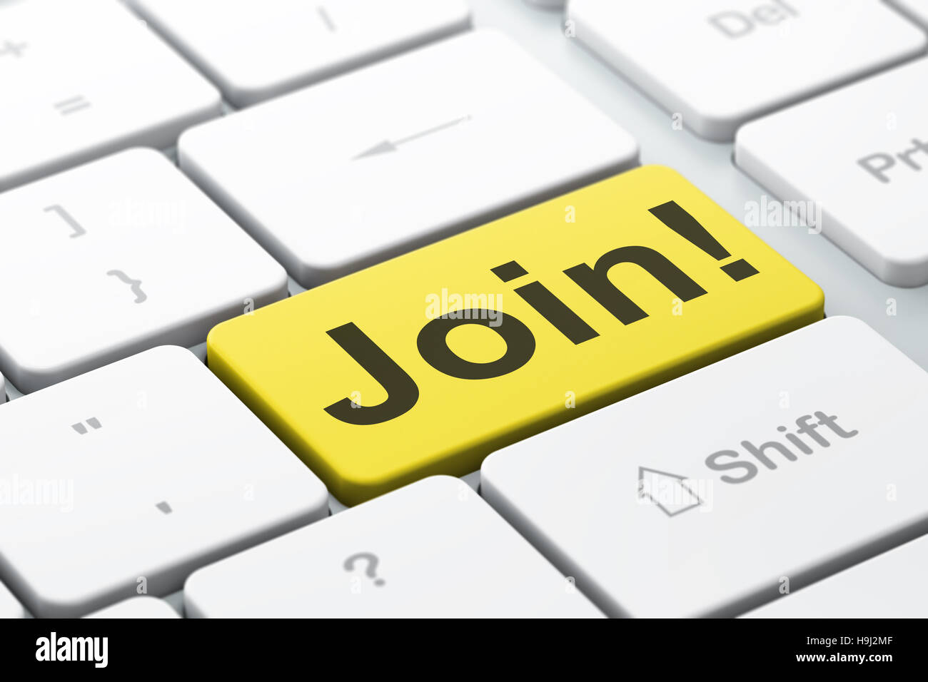 Finance concept: Join! on computer keyboard background Stock Photo - Alamy