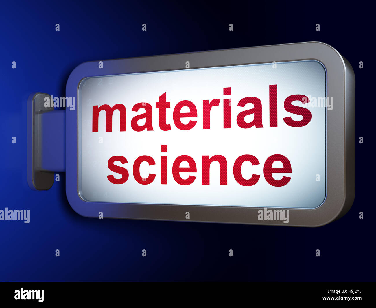 Science concept: Materials Science on billboard background Stock Photo ...