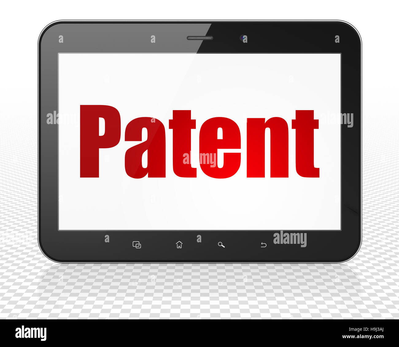 Law concept: Tablet Pc Computer with Patent on display Stock Photo - Alamy