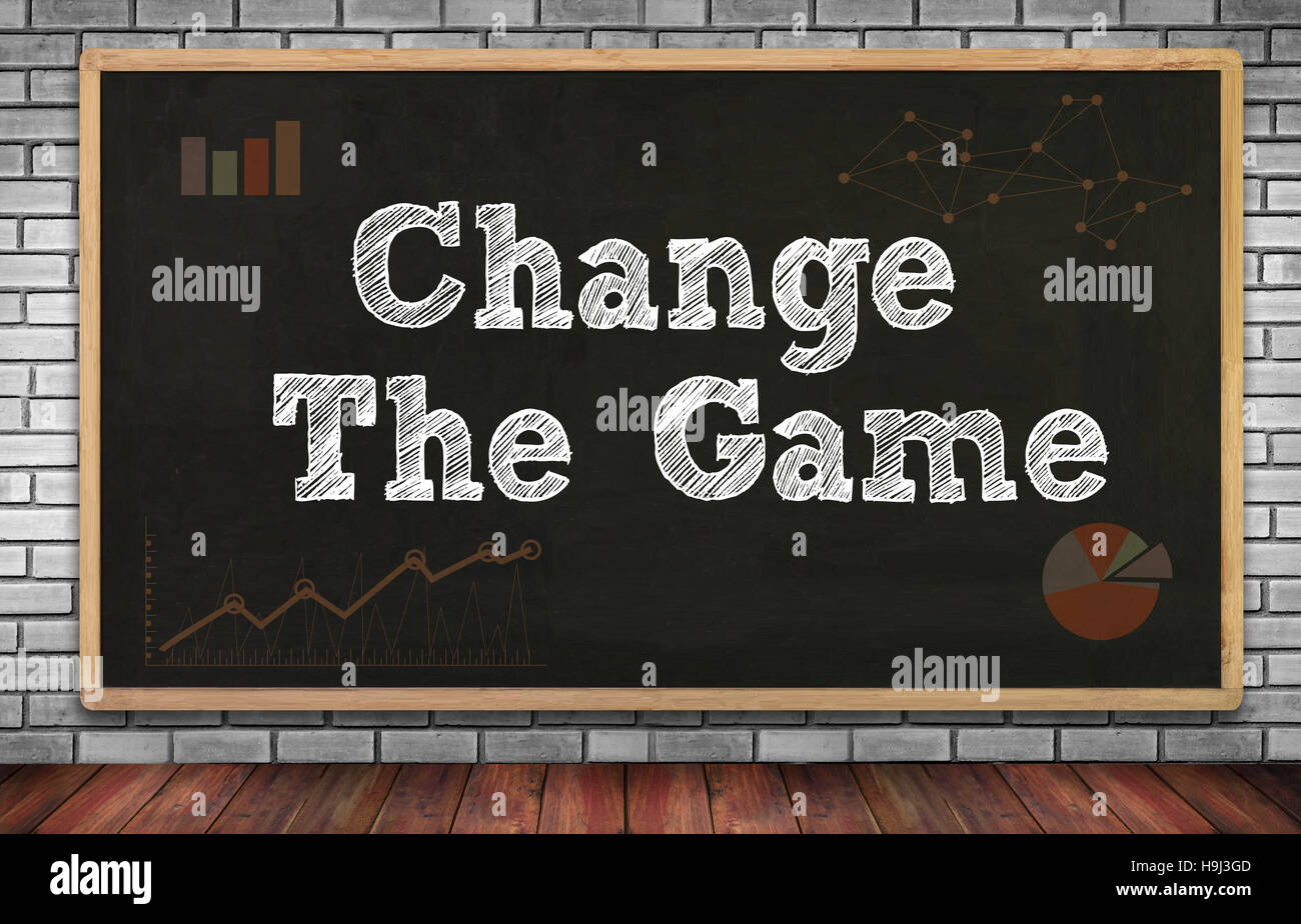 Change The Game Stock Photo - Alamy