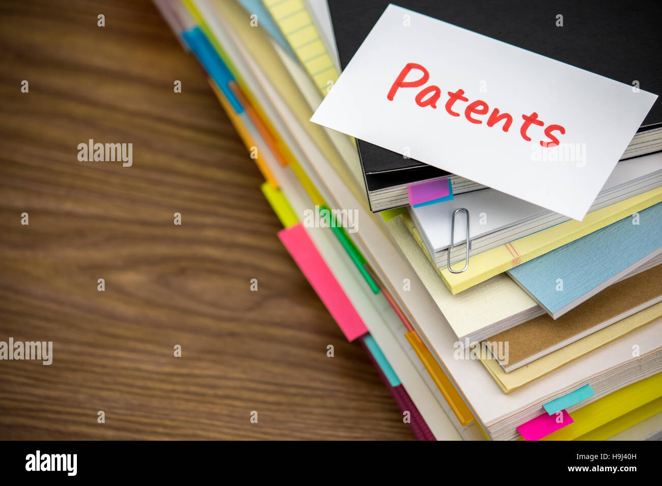 Patents notes hi-res stock photography and images - Alamy