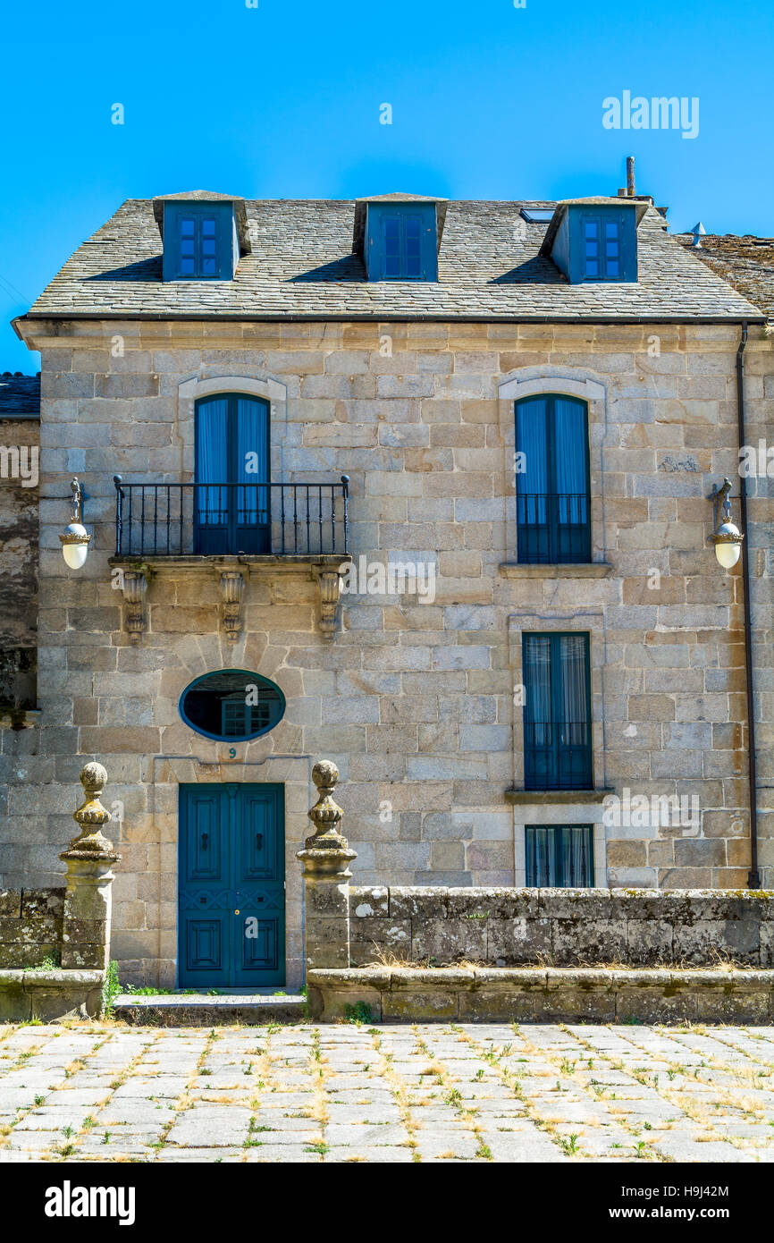 Front View of Historical Medeival House Facade Stock Photo - Alamy