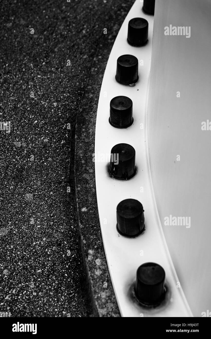 Cropped Image Of Windmill Base Stock Photo - Alamy