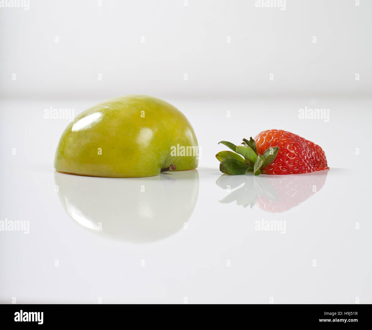 fruit on white background Stock Photo - Alamy