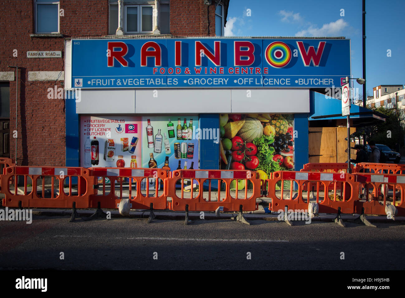 Rainbow Corner Shop & Off License in Harringay, North London Stock ...