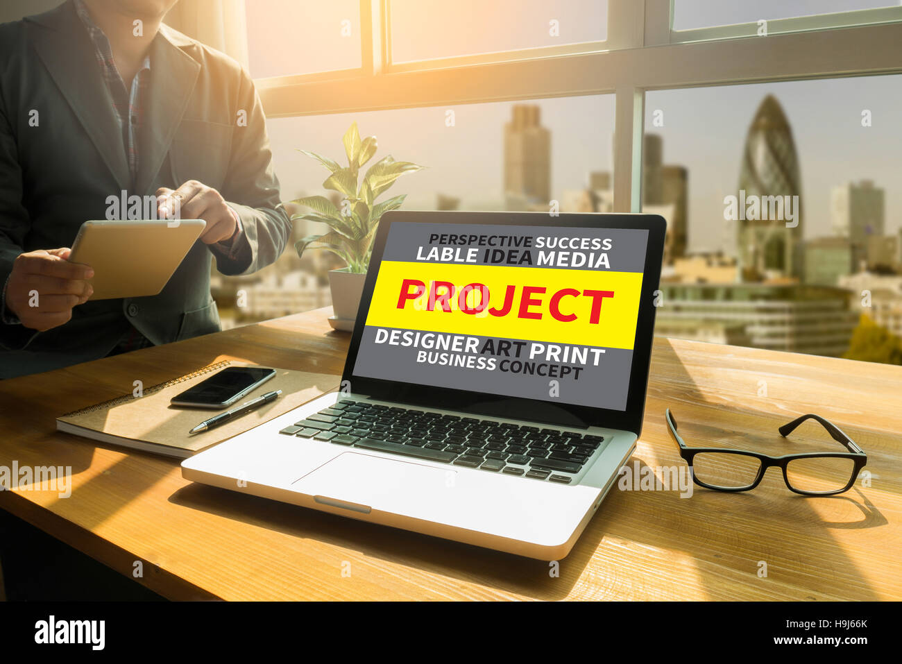 PROJECT business concept Stock Photo - Alamy