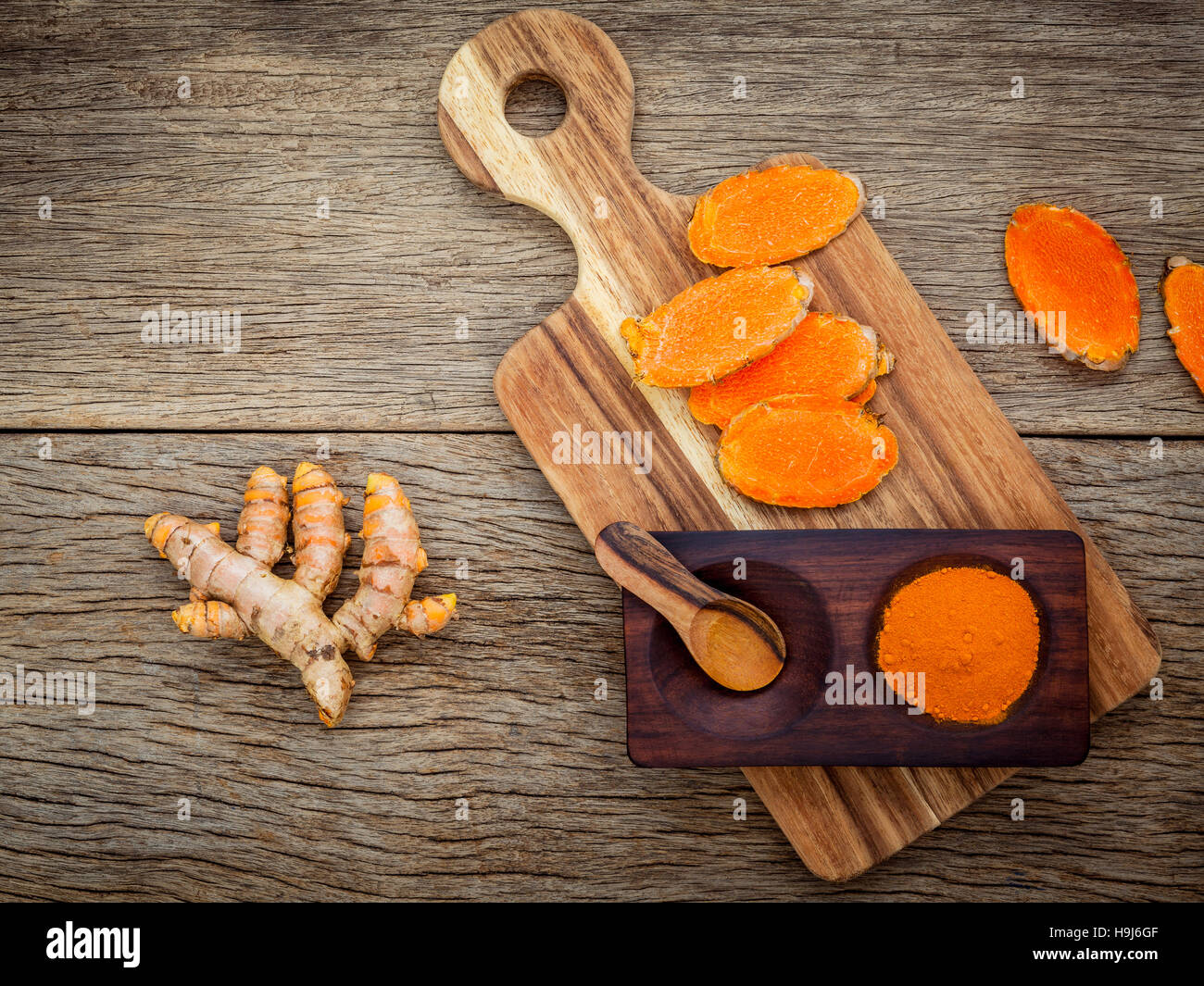 Alternative ingredients for skin care. Homemade scrub curcumin p Stock ...