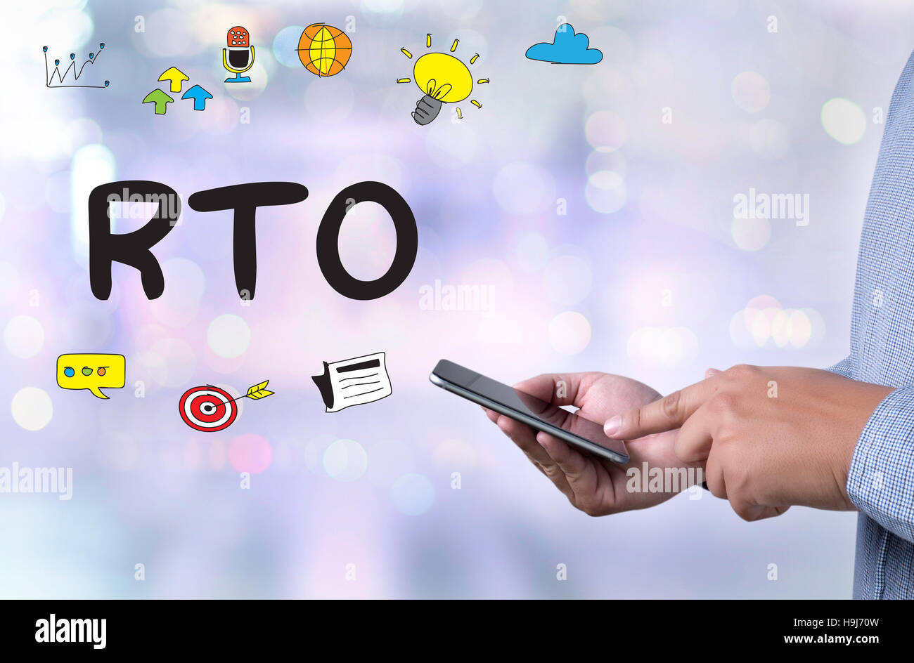 RTO - Recovery Time Objective Stock Photo - Alamy