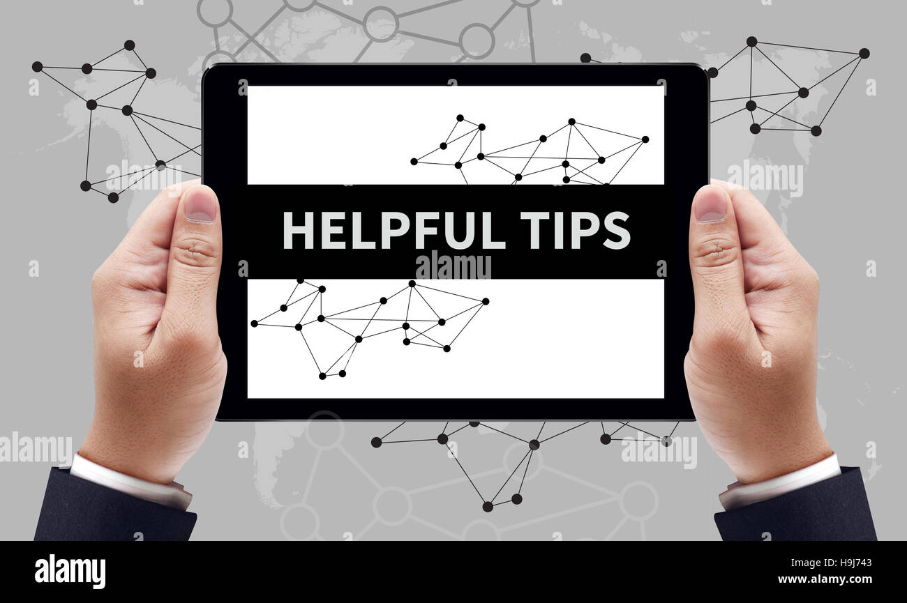 HELPFUL TIPS CONCEPT Stock Photo - Alamy