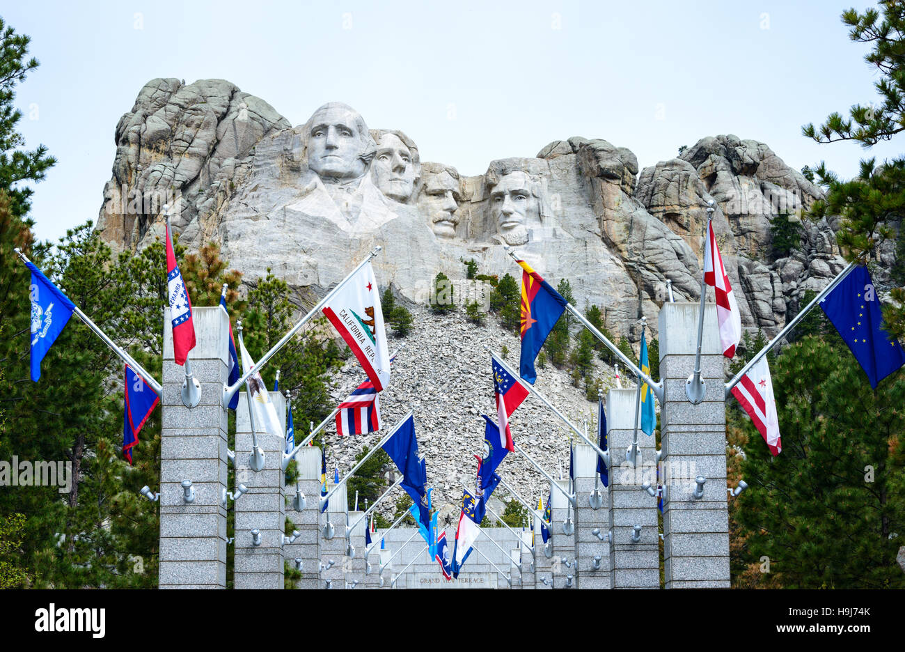 Mount Rushmore National Memorial Stock Photo - Alamy