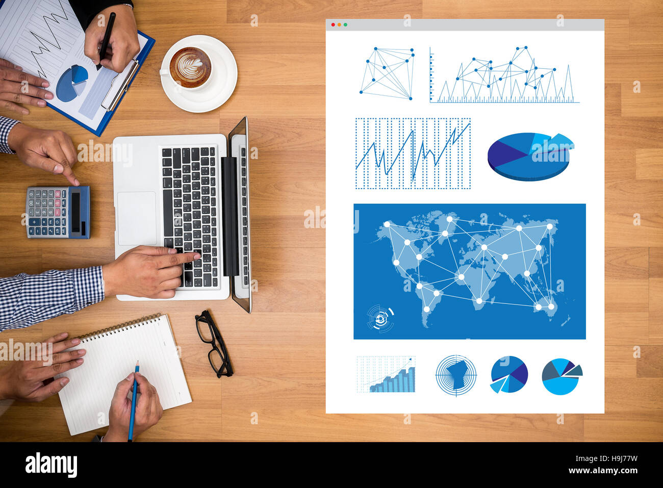 Business Research Data Economy Stock Photo - Alamy