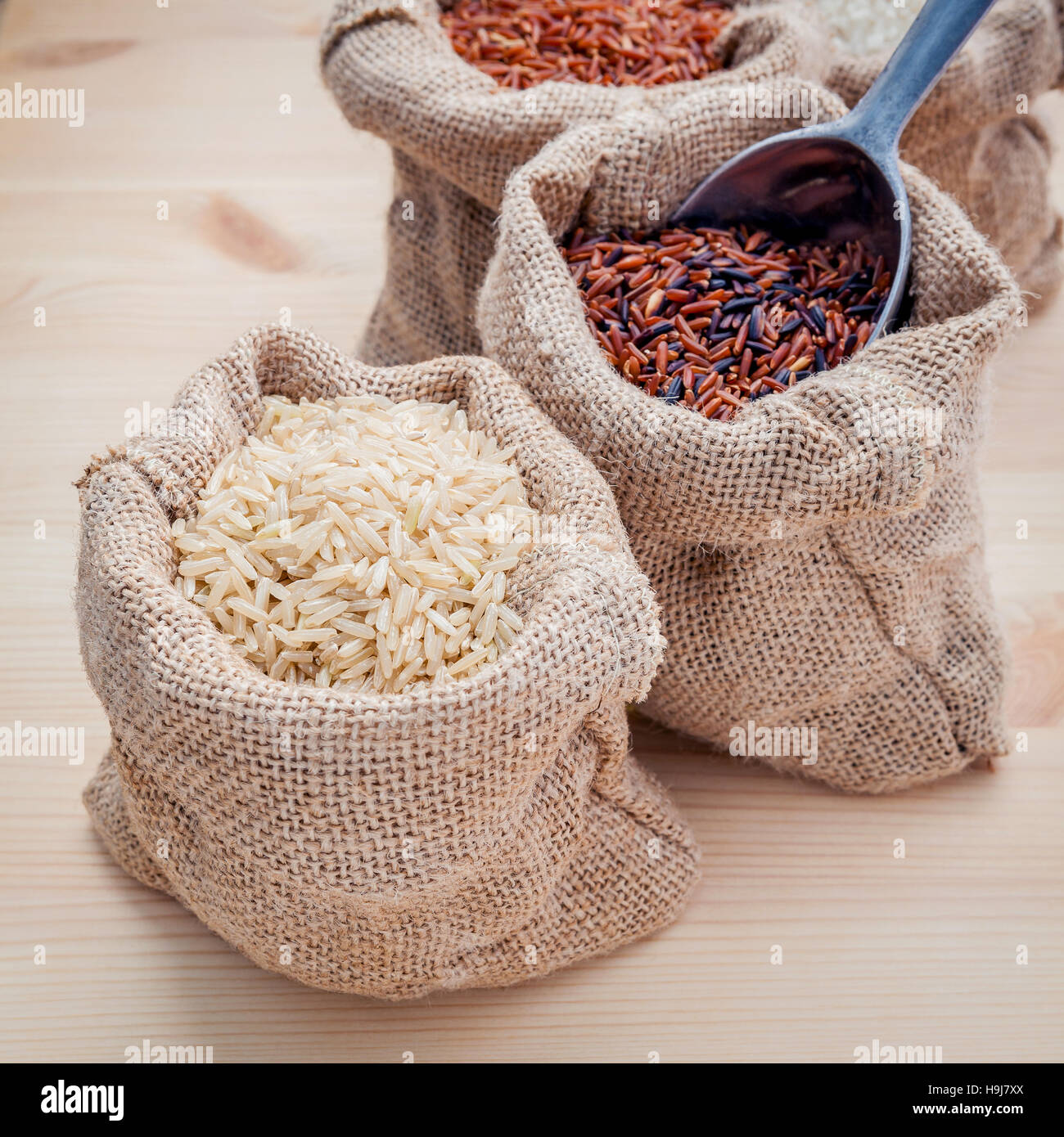 Mixed whole grain traditional thai rices best rices for healthy Stock ...